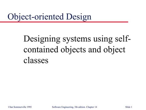 Object Oriented Design Concept Ppt