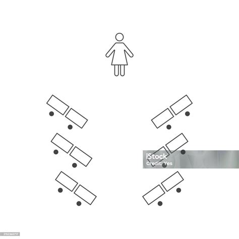 강의실 또는 세미나 라인 아이콘의 좌석 계획 셰브론 스타일의 좌석 배치 계획 청사진 건축 계획 벡터 일러스트 레이 션 가구에