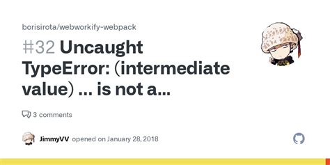 Uncaught Typeerror Intermediate Value Is Not A Function · Issue