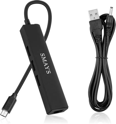 Smays Ethernet Adapter For Onn Android Tv 4k Streaming Device Box Micro Usb Otg