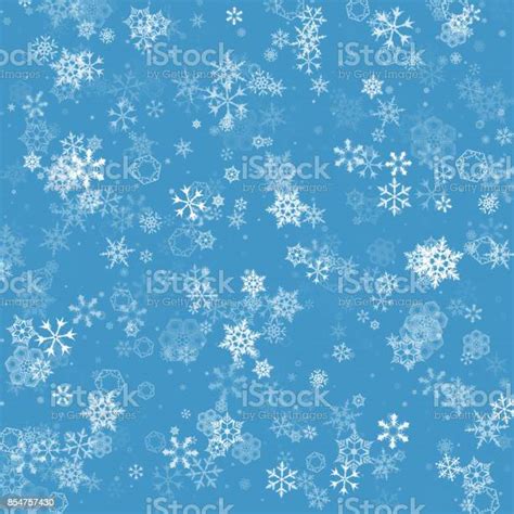 눈송이와 겨울 파란색 배경입니다 벡터 일러스트입니다 0명에 대한 스톡 벡터 아트 및 기타 이미지 0명 12월 1월