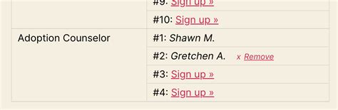 self removal on sign ups — sign up sheets wordpress plugin self removal on sign ups fetch designs