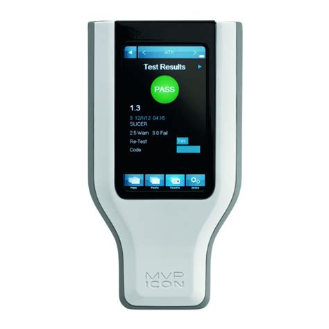 Biocontrol Lightning Mvp Icon Surface Sampling Device Manual Manualslib