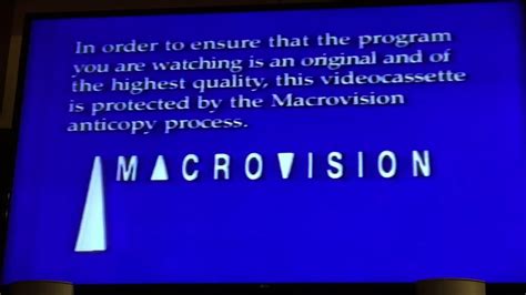 Macrovision Screen 1992 Youtube Macrovision Screen 1992 Youtube