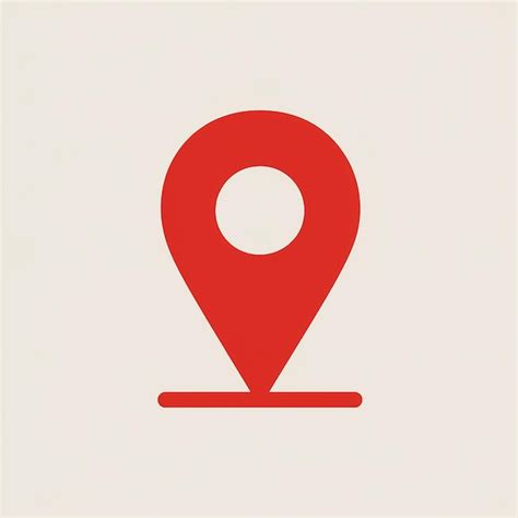 Premium Vector Red Marker With A Pin On It