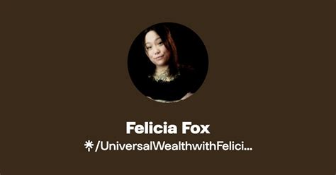 Felicia Fox Instagram Facebook Tiktok Linktree