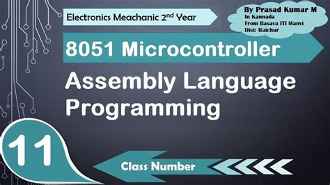 Assembly Language Programming Assembler Assembler Directives 8051