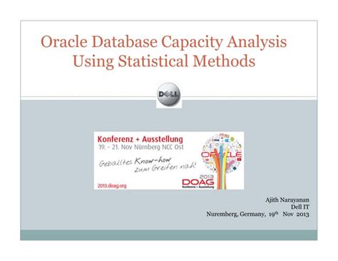 Oracle Databasecapacityanalysisusingstatisticalmethods Ppt