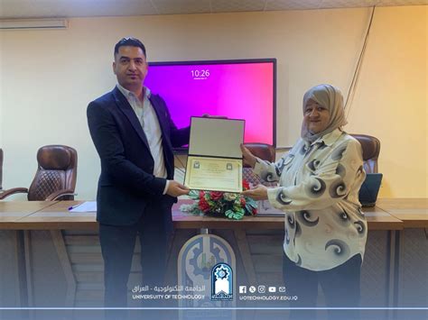 Chemical Engineering Collage Organizes Awareness Lecture University Of Technology Iraq