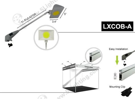 The Most Professional Led Display Arm Light For Octanorm Display Lighting Kindly Recommend