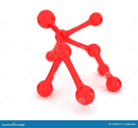 Scientific Molecule Model Concept Stock Illustration Illustration Of Nuclear Objects 130829714