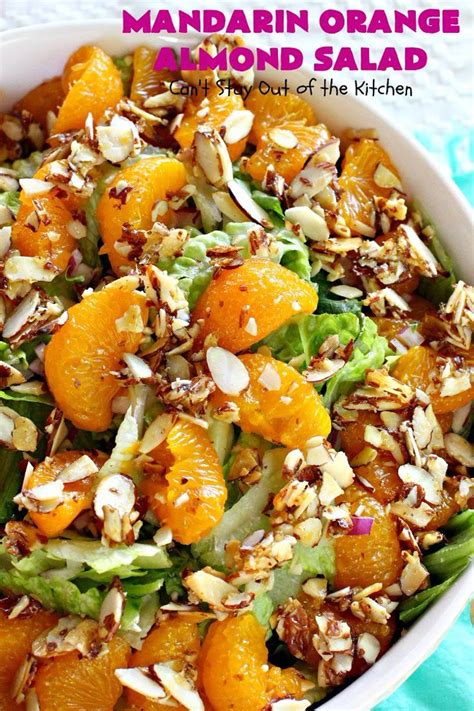 Mandarin Orange Almond Salad Recipe How To Make Mandarin Orange