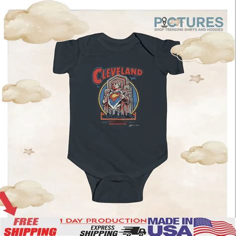 Cleveland Super Guardian Birthplace Of A Superhero Graphic T Shirt • Picturestees Clothing Llc