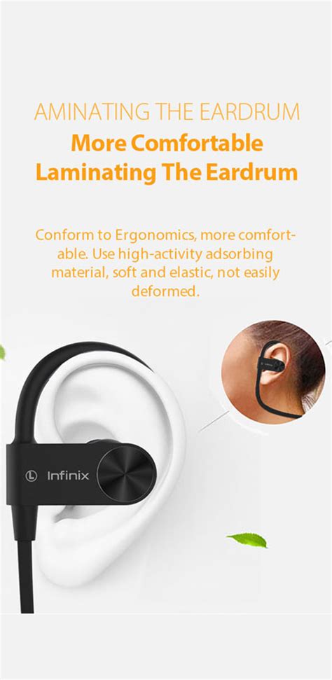 Infinix Sports Bluetooth Earphone Headset Noise Canceling Good Sound Quality Xe
