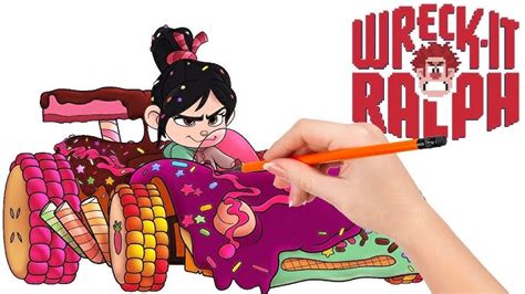 Vrake Det Ralph Tegning Vanellope How To Draw Vanellope