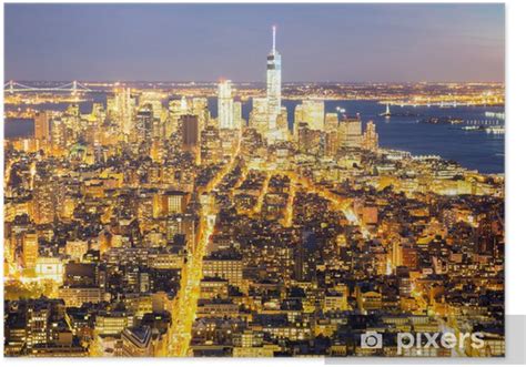Poster New York City Skyline Pixersuk