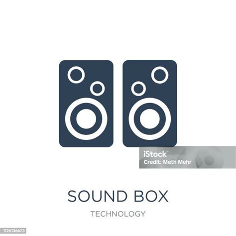 흰색 배경 사운드 박스 아이콘 벡터 사운드 박스 유행 가득 기술 컬렉션 사운드 박스 벡터 일러스트 레이 션에서 아이콘 0명에 대한 스톡 벡터 아트 및 기타 이미지 Istock