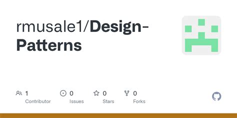 GitHub Rmusale Design Patterns