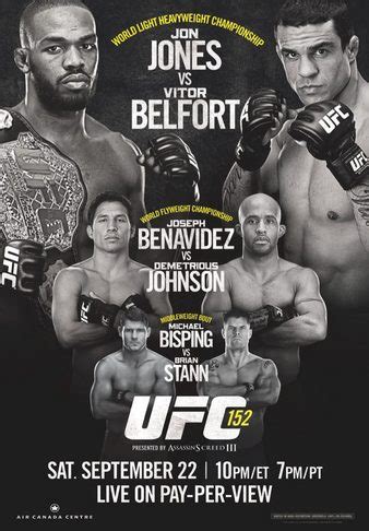 Jon Jones Vs Vitor Belfort Ufc 152 Mma Bout Tapology