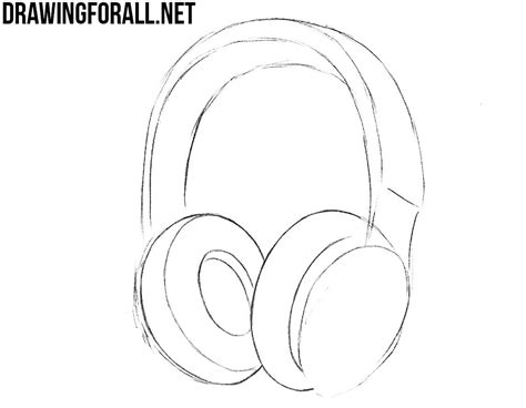 Headphones Drawing Easy How To Draw Headphones A Step By Step Guide