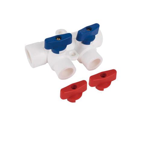 Коллектор полипропиленовый с кранами 2 выхода "ViEiR" - купить в ...