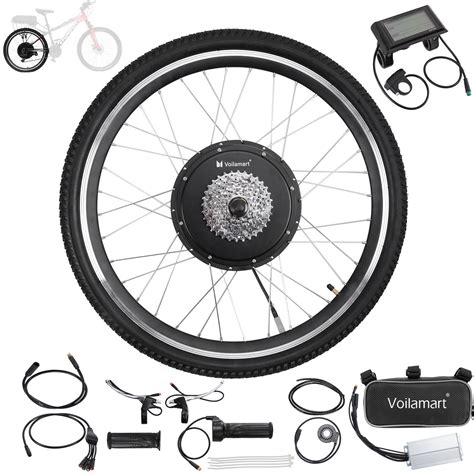 Voilamart 26in 9speed Waterproof Electric Bicycle Conversion Kit For 8