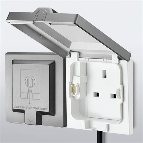 Concealed Hidden Socket Household Embedded 13a Socket Refrigerator Wall Embedded Socket