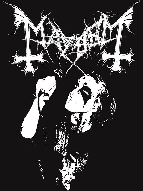 Mayhem Norway Band Original Logo Fanart In Memory Of Per Yngve Ohlin