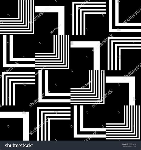 Seamless Stripe Line Pattern Vector Black Stock Vector Royalty Free