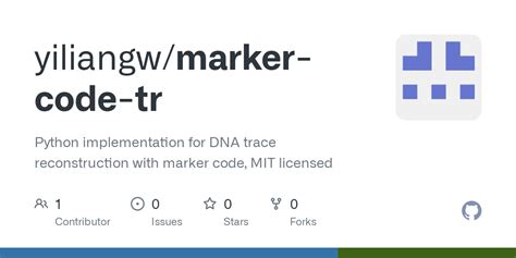 Github Yiliangwmarker Code Tr Python Implementation For Dna Trace