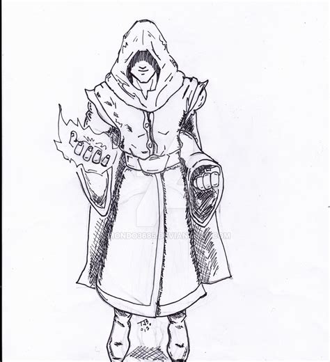 Hooded Figure Drawing At Explore Collection Of