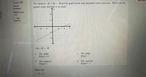 [answered] the equation 2x 2y 8 and the graph below each represent