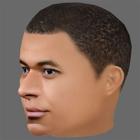 Kylian Mbappe Head 3d Model By Nammichael
