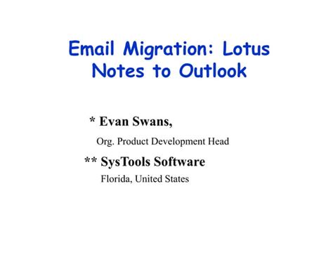 Lotus Notes Migration Pdf Email Internet