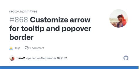 Customize Arrow For Tooltip And Popover Border · Radix Ui Primitives