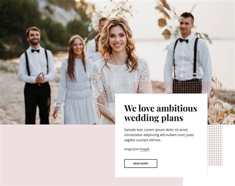 Best Luxury Wedding Planner And Event Design Firm Css Template By Nicepage