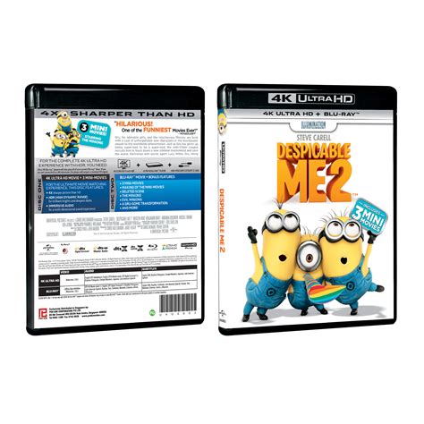 Despicable Me 2 4k Ultra Hd Blu Ray Poh Kim Video