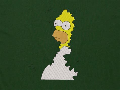 Homer Embroidered T Shirt Pre Order Katana Threads