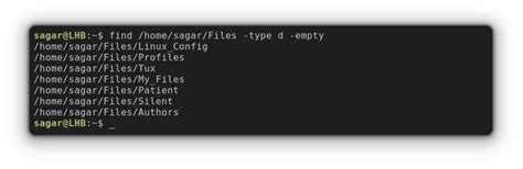 Find Empty Directories In Linux Command Line