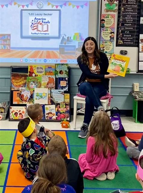 Our Executive Director Lacey Took Part In America Reads Day On Friday
