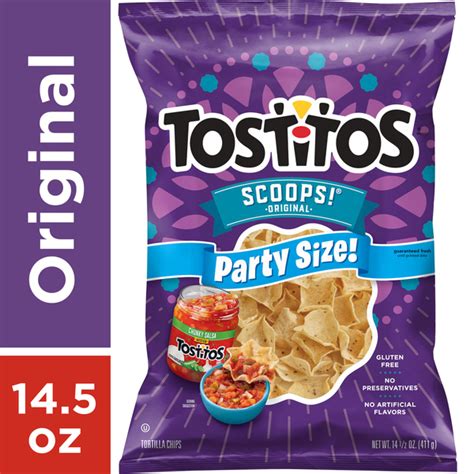 Tostitos Tortilla Chips Original Scoops Party Size Same Day Delivery Or Pickup Lins Fresh