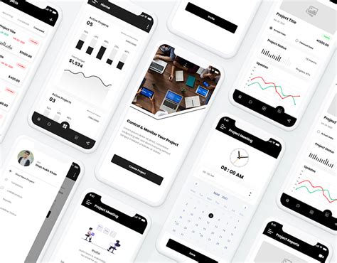 Online Project Management App UI Kit On Behance