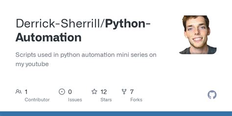 github derrick sherrill python automation scripts used in python