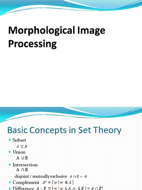 Morphological Processing Pdf Boolean Algebra Teaching Mathematics