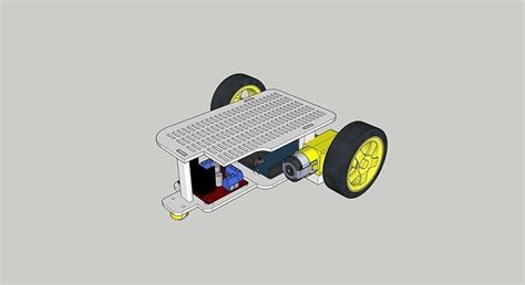 Arduino Car Chasis 3d Model 3d Printable Cgtrader