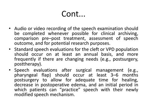 Velopharyngeal Dysfunction Vpd Pptx
