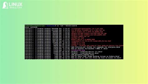 tecmint linux howto s guide on linkedin how to list or sort all files by size in linux
