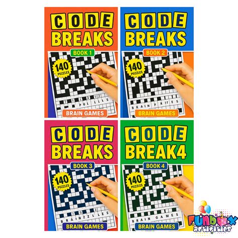 Adult Activity Code Break Book Bulk 48 Units Au