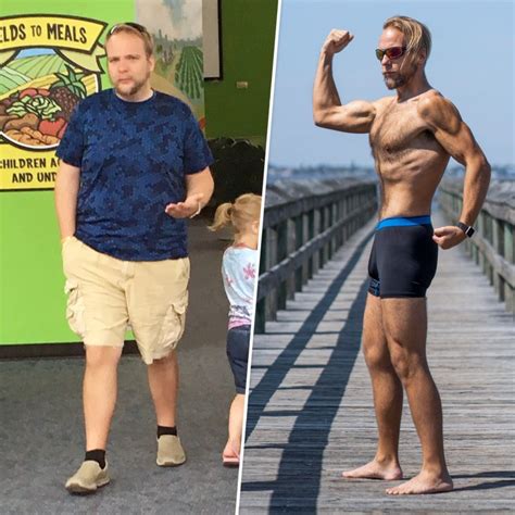 Before After Weight Loss Men