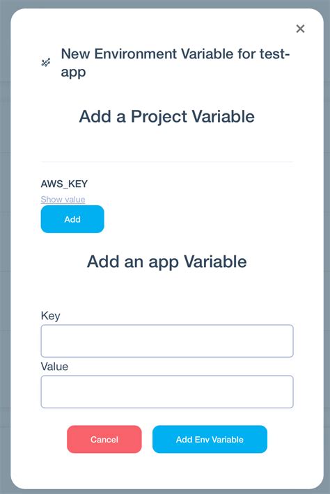 Project Variables Are Now Available